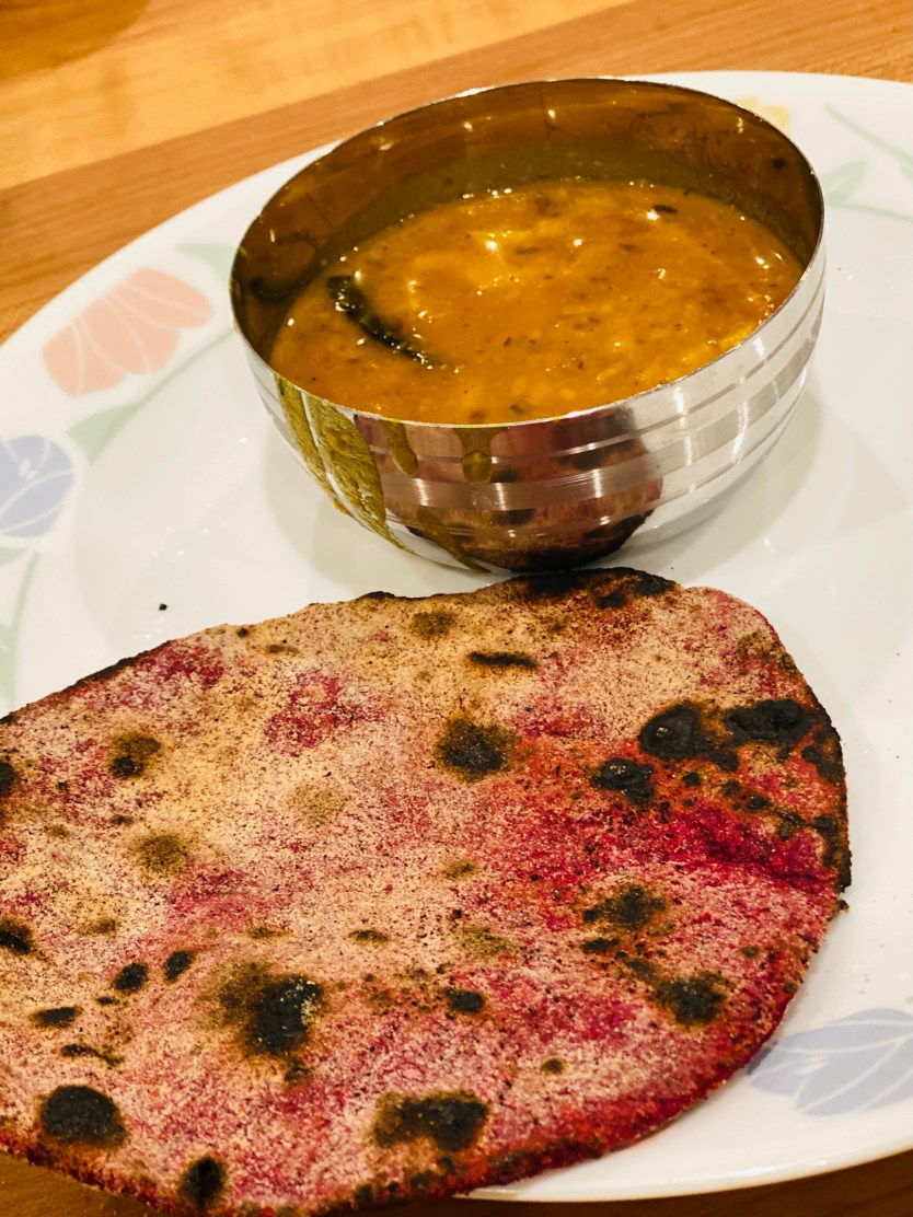 Beet Flatbread – Beet Roti – Food For The Soul
